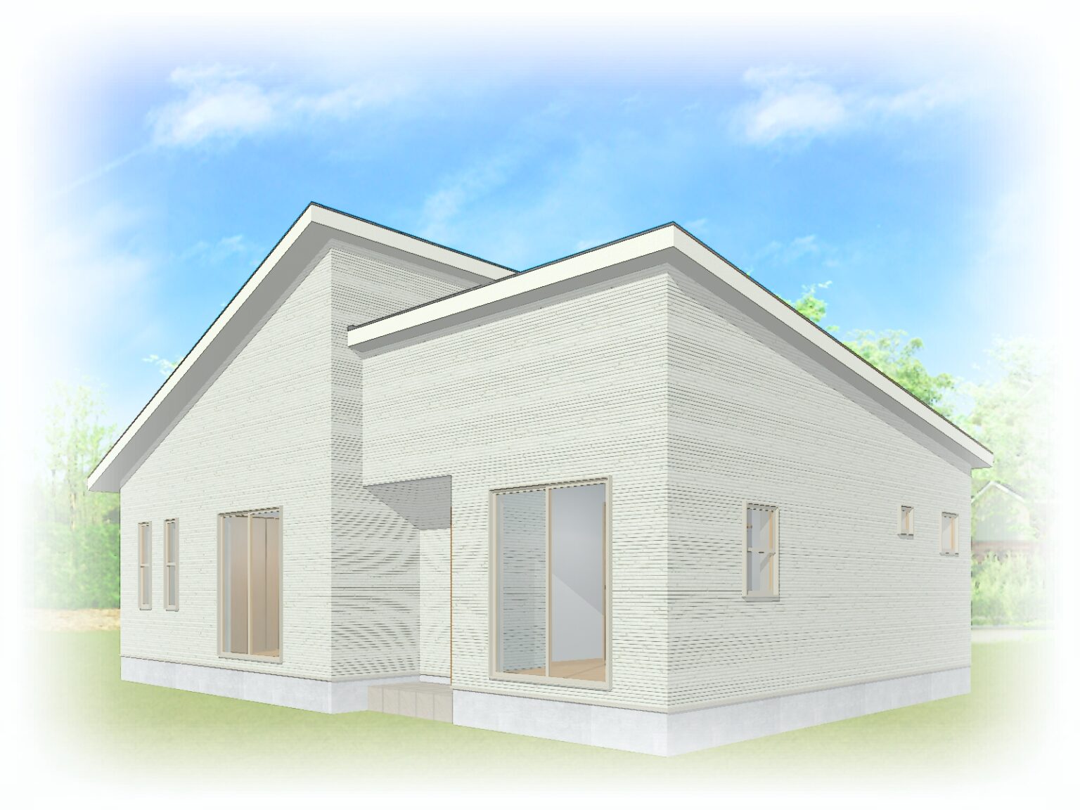 間取り・家づくりのシミュレーション|平屋 3LDK 間口:南 10,465mm | 中国・四国・九州 1400万円 | 注文住宅・家を建てるなら一建設株式会社